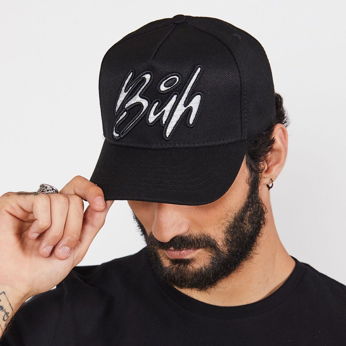 Boné Buh Xadrez Bordado Aba Curvada _400010084 - Boné Buh Xadrez ...